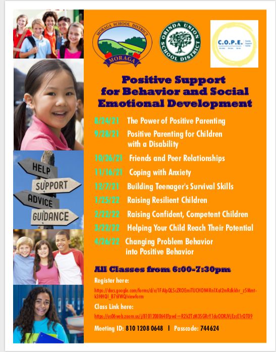 Orinda Intermediate School - Community Support